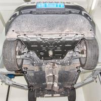 China Integrated Stamping Engine Guard Transmission Underbody Protection for Jeep Renegade 4.0mm Aluminum for sale