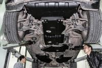 China Customized Skid Plate for Jeep Grand Cherokee Engine Guard Transmission Protection for sale