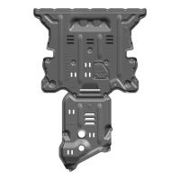China Alfa Romeo Stelvio Skid Plate Underbody Protection 4mm Aluminum Alloy Bolt-On for sale