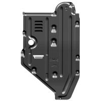 China Aluminum Alloy BMW Transmission Skid Plate Underbody Protection 4.0mm Guard Plate for sale