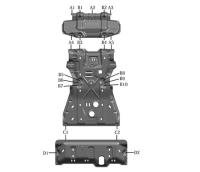 China Fortuner Off-road Engine Skid Plate Aluminum 5.0mm Underbody Protection Guard for sale