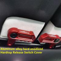 China Aluminum Alloy Hard Top Roof Removal Switch Handle 102x76x23mm for 2007 Jeep Wrangler JK JL for sale