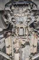 China Aluminum Alloy Skid Plate for Toyota Prado LC120 5.0mm Underbody Protection for sale