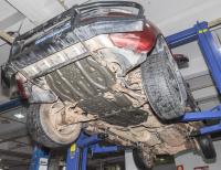 China Ford Everest Undercar Shield Aluminum Alloy Underbody Protection 4.0mm Skid Plate for sale