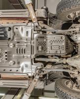 China Jeep Wrangler 2019 2021 Underbody Shield 3D Skid Plate 4mm Aluminum Alloy Chassis Transmission Protection for sale