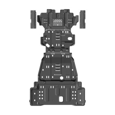 China NISSAN Patrol Y61 Y62 4WD Skid Plate Set 5mm Aluminum Alloy Engine Guard for sale