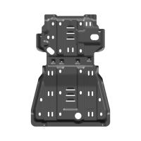 China NISSAN Patrol Y61 Y62 4WD Skid Plate Set 5mm Aluminum Alloy Engine Guard for sale