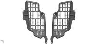 China Black Molle Rear Window Storage Panel for Offroad Gear Recovery Tools Aluminum Alloy 1 Set for sale