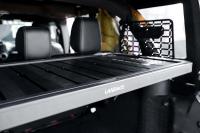 China 4-Door Cargo Storage Interior Rack for Jeep Wrangler JL JK 1901x600x303mm Aluminum Extrusion for sale