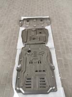 China Custom 4x4 Car Underbody Protection Skid Plate Kit 5.0mm Aluminum Alloy for Landace for sale
