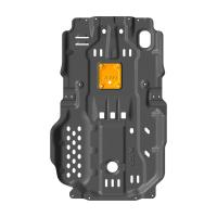 China ISUZU MU-X D-MAX Skid Plate Engine Guard 4x4 Aluminum Alloy 4mm Gray for sale