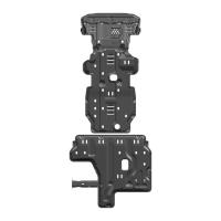 China Aluminum Skid Plate Set for Nissan Navara 4.0mm 5-Series Alloy Custom Fit for sale