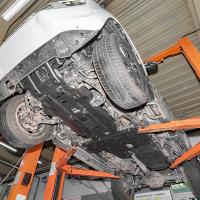 China Nissan Terra 4x4 Underbody Guard Plate 5mm Aluminum Alloy Skid Plate Set for sale