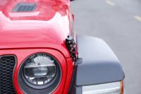 China Custom Hood Catches for Jeep Wrangler JK JL CNC Machined Aluminum Alloy 0.35kg per pc for sale