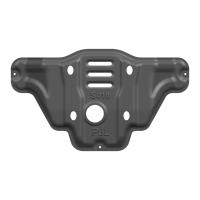 China 5.0mm Aluminum Skid Plate for Mitsubishi Pajero V93 V97 Heavy Duty Undercarriage Protection for sale