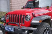 China Jeep Wrangler JK 07 Aluminum Alloy Hood Latch Kit 133mm Black Red for sale
