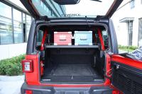 China Black Powder Coated Aluminum Alloy Cargo Rack for Jeep Wrangler JL JK 4 Door 1901x600x303mm for sale