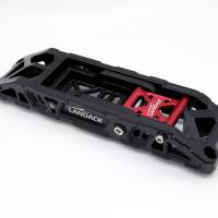 China Aluminum Alloy Door Hinge Folding Step Pedal for Jeep Wrangler JL 330x86x55mm for sale