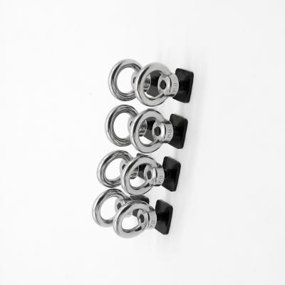 China CNC Machined Stainless Steel Eyebolt and T Bolts M8 for Luggage Rack Hard Anodized for sale