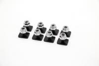 China CNC Machined Stainless Steel Eyebolt and T Bolts M8 for Luggage Rack Hard Anodized for sale