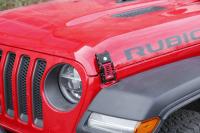 China Aluminum Hood Latches Locking Catch Kit 133x56x42mm for Jeep Wrangler JK JKU 2007-2017 for sale