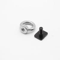 China Black Powder Coated CNC Roof Rack M8 Eye Nut with Stainless Steel Eyebolt for sale