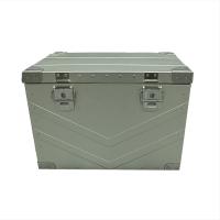 China Aluminum Alloy 38L Camping Cooler Box Insulated Ice Chest for Outdoor Picnic for sale