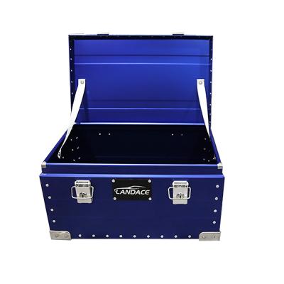 China Aluminum Alloy Camping Kitchen Box 38L Rear Door Storage for Outdoor Activities for sale