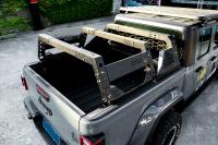 China 63kg Manganese Steel Bed Rack for Toyota Tacoma Tundra Hilux Ford Raptor Dmax for sale
