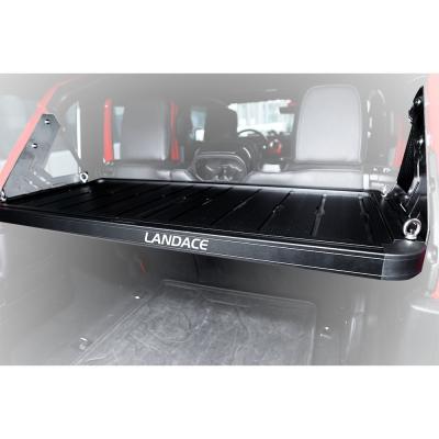 China Jeep 4-Door Cargo Storage Interior Rack Black Aluminum Extrusion 1901x600x303mm for sale