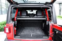 China Jeep Wrangler 4-Door Aluminum Alloy Cargo Basket 1901x600mm Black Roof Storage Rack for sale