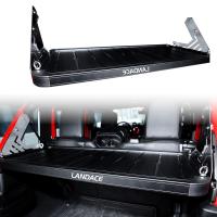 China Aluminum Rear Cargo Storage Shelf for Jeep Wrangler 4 Door 1901x600x303mm Black Powder Coating for sale