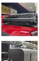 China Aluminum Alloy Solar Powered Road Shower 1450mm Roof Rack Mounted Camping Shower 12kg for sale