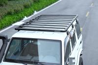 China Aluminum Alloy Roof Rack for 2015-2021 Toyota 4x4 2166x1320x55mm Custom Logo for sale