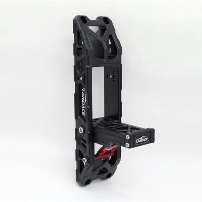 China CNC Engraved Foldable Car Foot Pedal 330x86x55mm for Jeep Wrangler JL JK for sale