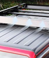 China Jeep Wrangler Rubicon 18-23 Roof Rack Basket 1455x1425mm Steel Aluminum Cargo Carrier for sale