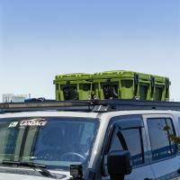 China 110L Heavy Duty Plastic Tool Storage Box for Roof Rack 1200x470x325mm for sale