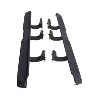 China Aluminum Alloy Side Rails Protection Steps for Jeep Wrangler JL JK 1864mm Length for sale