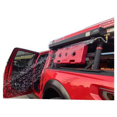 China 26L Portable High Pressure Solar Shower Roof Rack Mounted Camping Shower 1450mm Aluminum Alloy for sale