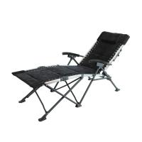 China Foldable Fabric Camping Chair with Footrest Leg Rest 160kg Capacity 68x63x72cm Outdoor Portable for sale