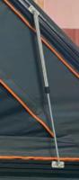 China Clamshell Aluminum Hard Shell Rooftop Tent 210x143x163cm 76kg for SUV for sale