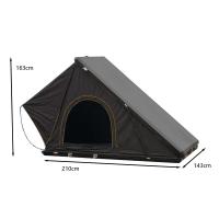 China 4x4 Offroad Clamshell Aluminum Hard Shell Rooftop Tent 4 Person 210x143cm for sale