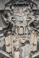 China Toyota Prado Front Engine Skid Plate 1.5 Series Aluminum Alloy Chassis Guard Board for sale