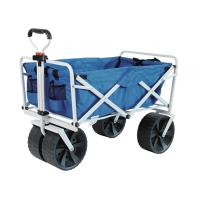 China Folding Camping Wagon Cart 220lb Capacity Heavy Duty Utility Wagon with 360° Rotating Wheels for sale