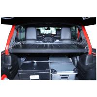 China Powder Coating Aluminum Rear Cargo Rack for Jeep Wrangler 4 Door 1901x600x303mm for sale
