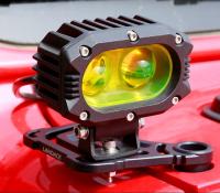 China Aluminum  Hood Bracket  Light Mounting Brackets for Jeep Wrangler for sale