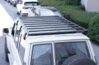 China Aluminum Roof Rack for Nissan Y60 2166x1320mm Easy Install Crossbar System for sale