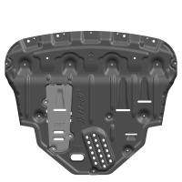 China Jeep Commander Skid Plate Set 4x4 Engine Transmission Underbody Armor 3pcs Aluminum Alloy 4.0mm for sale