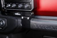 China Hard Anodized Aluminum Alloy Toggle Switch Panel for Jeep Wrangler 18-22 199x201x78mm for sale