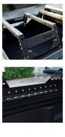 China Black Powder Coated Carbon Steel Max Modular Bed Racks for Toyota Pick Up Offroad Mount 1500mm for sale
